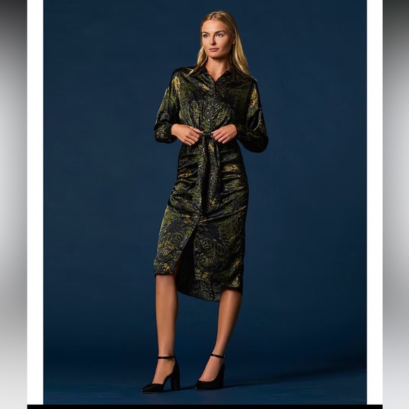 ANTONIO MELANI | Dresses | Nwtantonio Melaniroxanne Satin Motif Print ...